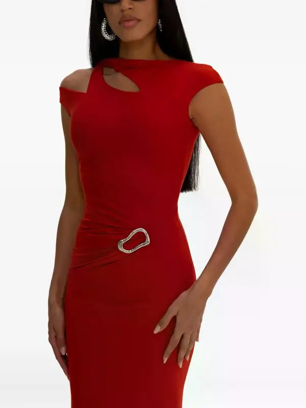MOOS STUDIO Used To Be Yours Maxi Dress - Red
