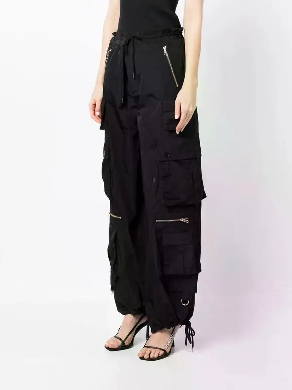 Cynthia Rowley Wide-leg Cargo Trousers