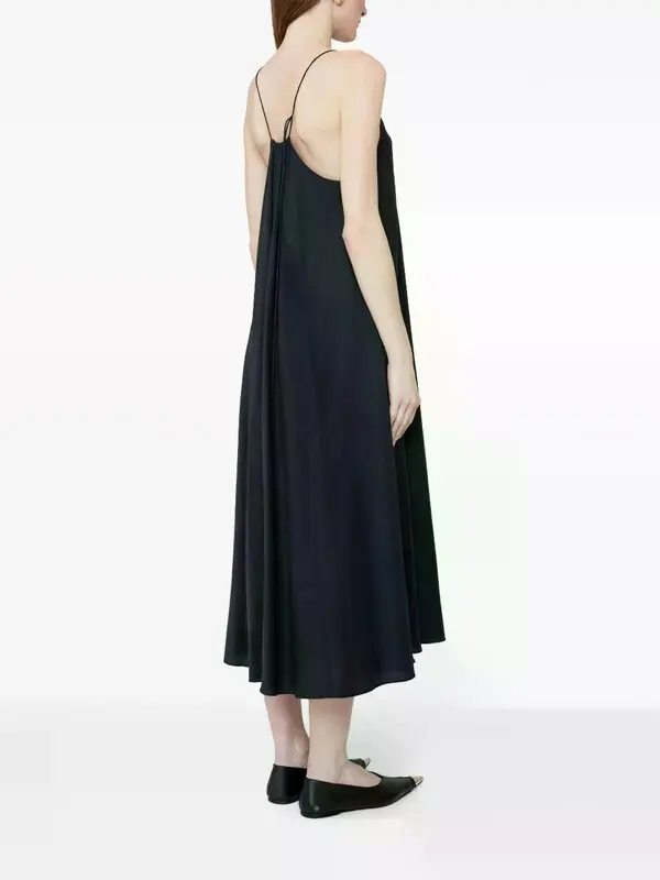 ANINE BING Aida Gathered Midi Dress