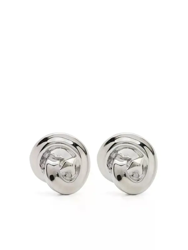 Eddie Borgo Knotted Earrings - Silver