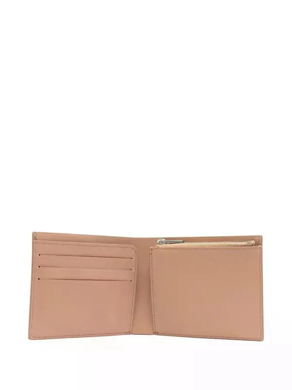 JIL SANDER Leather Folding Wallet - Neutrals