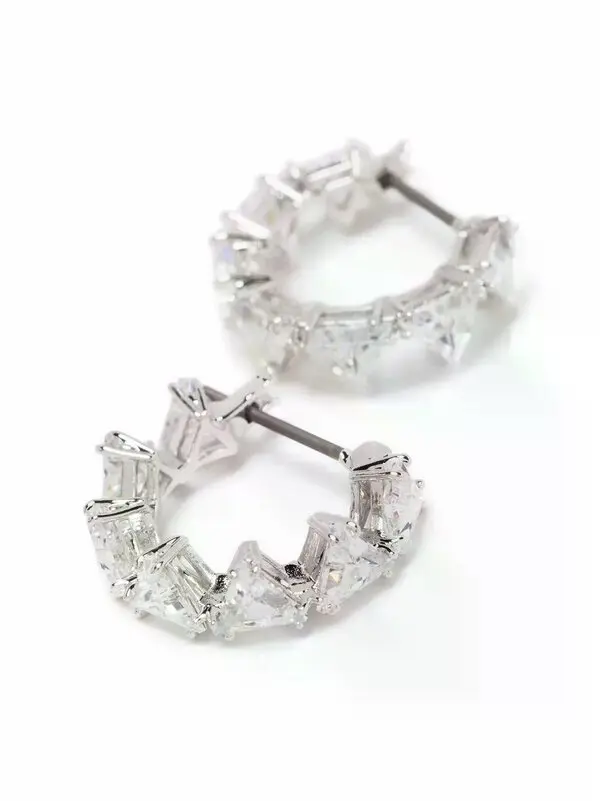 SWAROVSKI Matrix Mini Hoop Earrings