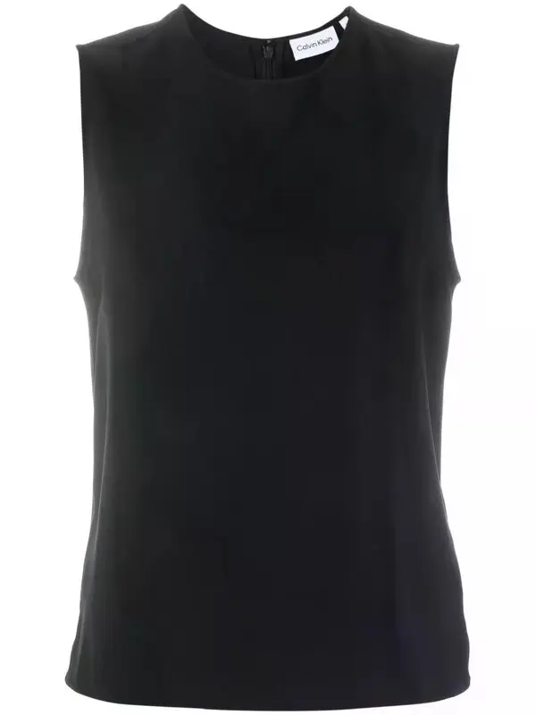 Calvin Klein Crew-neck Twill Tank Top