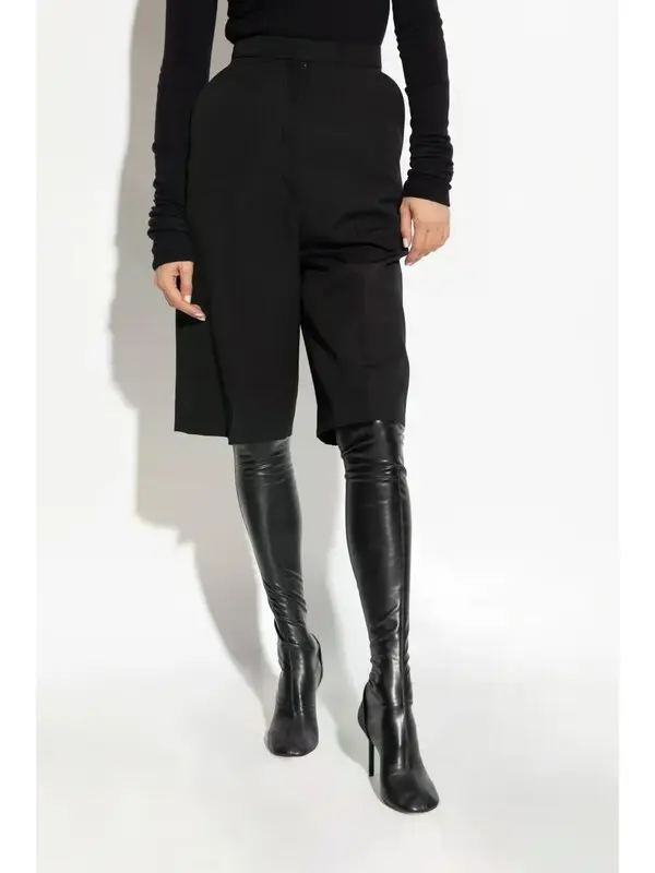 Givenchy Wool Wide-leg Shorts