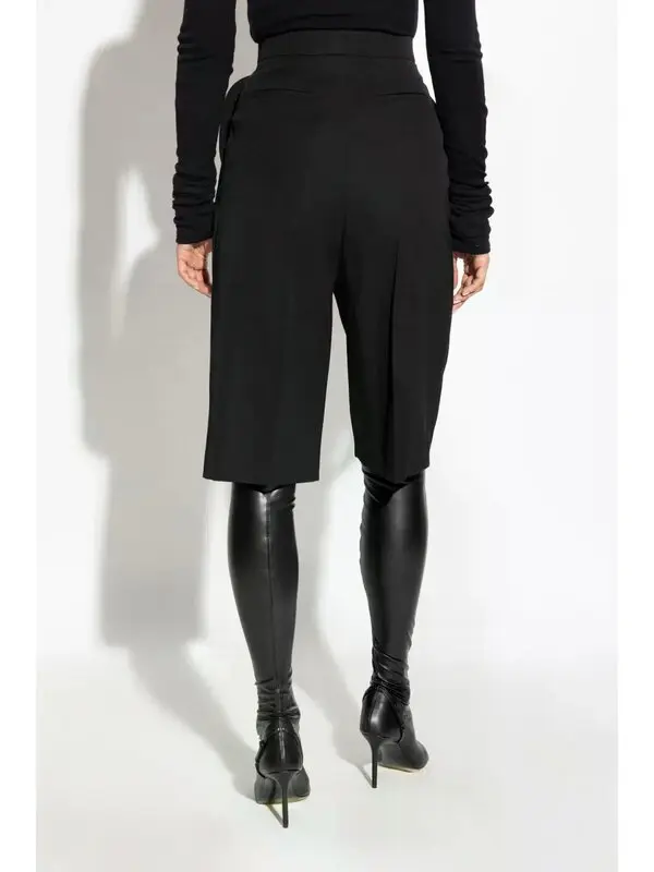 Givenchy Wool Wide-leg Shorts