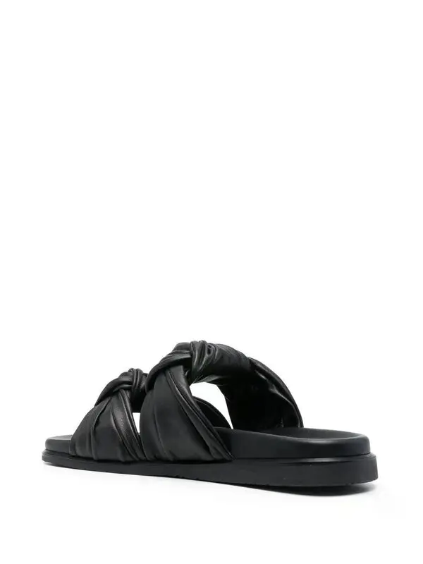 Dear Frances Calf Leather Flip-flops