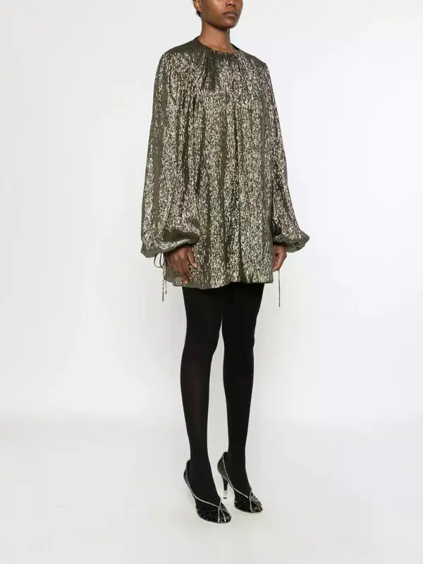 Chloé Lamé Blouse