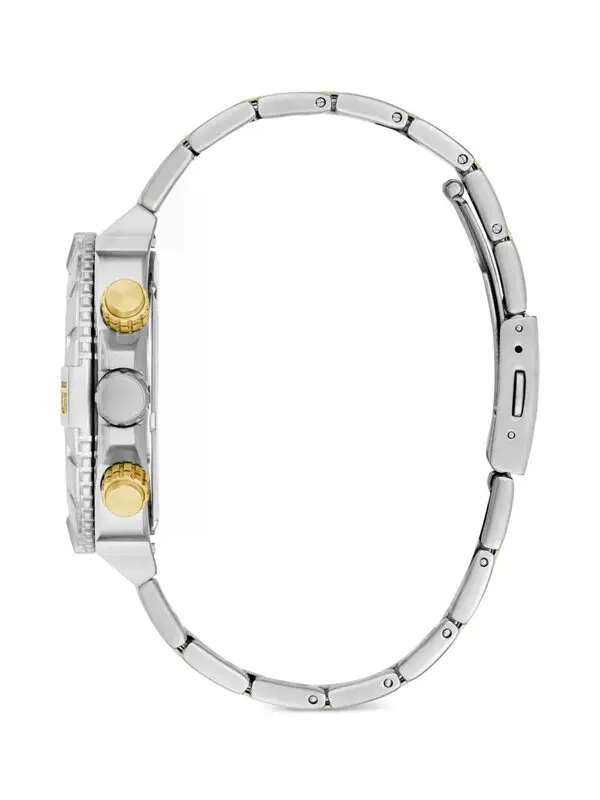 Guess Chronograph Watch With Stainless Steel Link Bracelet