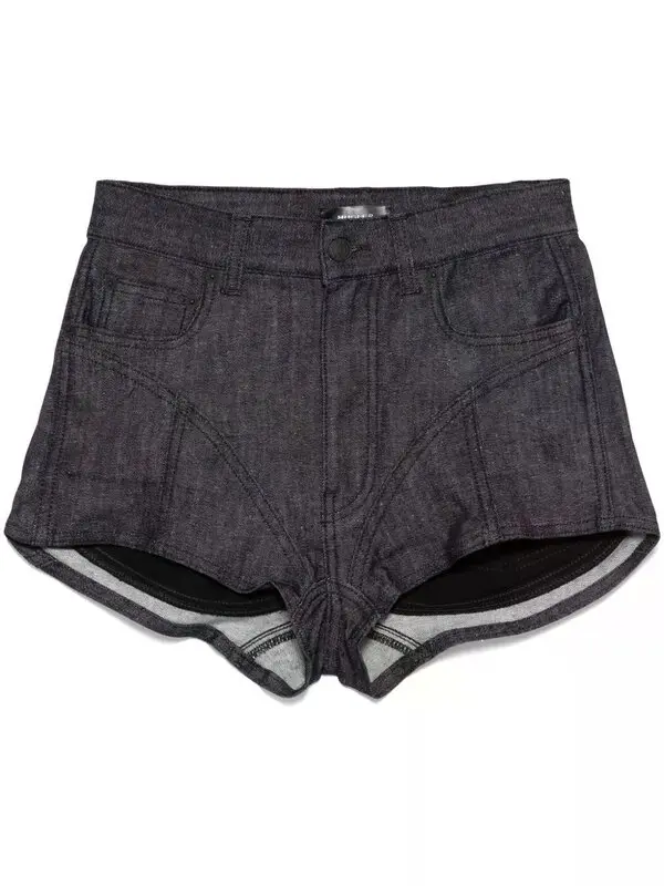 MUGLER Denim Shorts