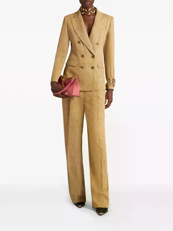 Etro Slub-effect Tailored Trousers