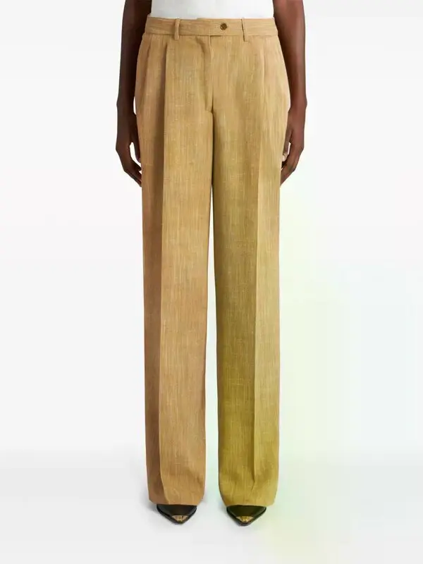 Etro Slub-effect Tailored Trousers