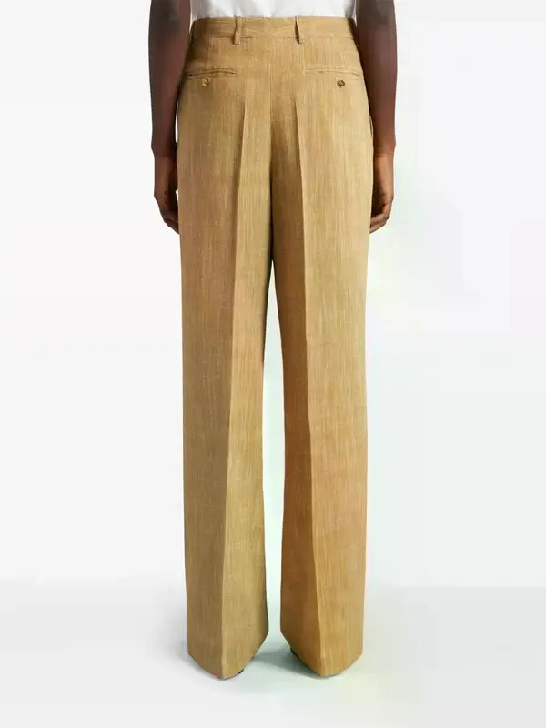 Etro Slub-effect Tailored Trousers