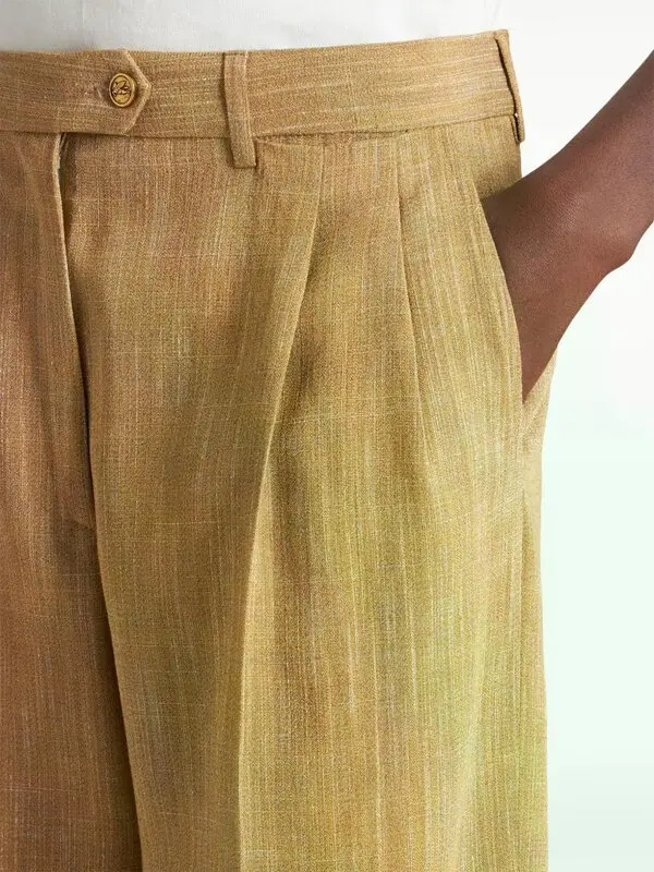 Etro Slub-effect Tailored Trousers