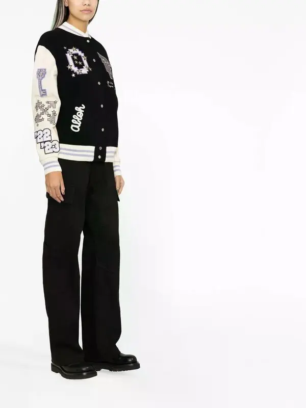 Off-White Bling Patches Varsity Jacket