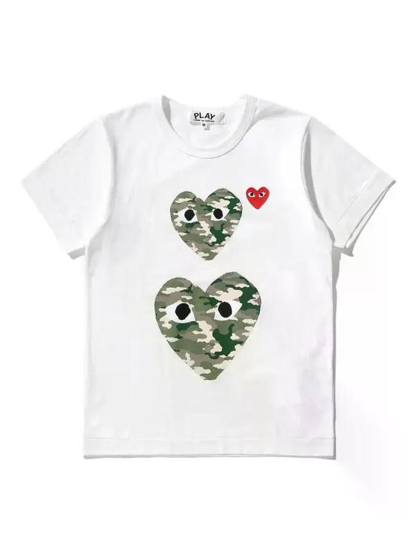 Play Comme Des Garcon Heart Eyes T-shirt