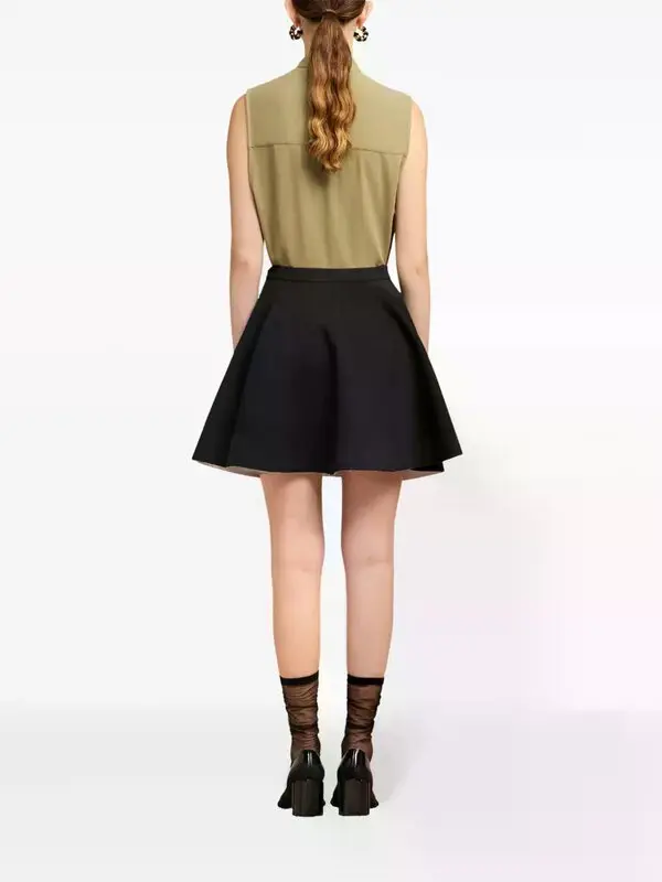 AMI Paris Virgin Wool Skater Skirt