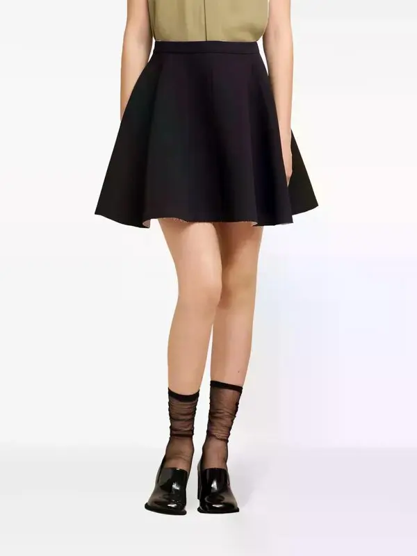 AMI Paris Virgin Wool Skater Skirt
