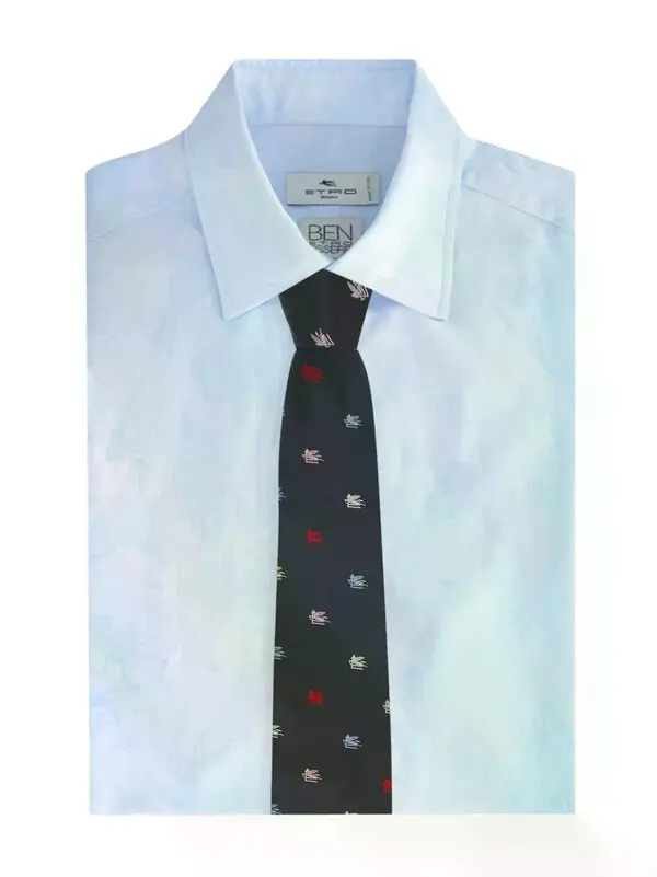 Etro Logo-jacquard Silk Tie