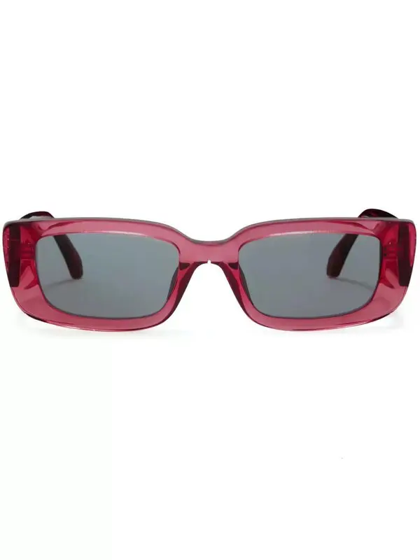 Palm Angels Yosemite Rectangle-frame Sunglasses - Pink