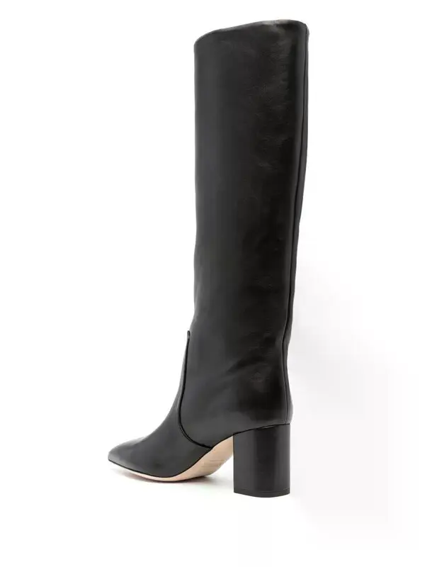 Paris Texas Anja 70mm Leather Boots - Black