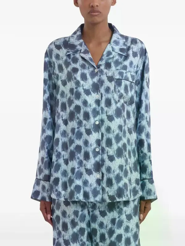 Marni All-over Print Silk Shirt
