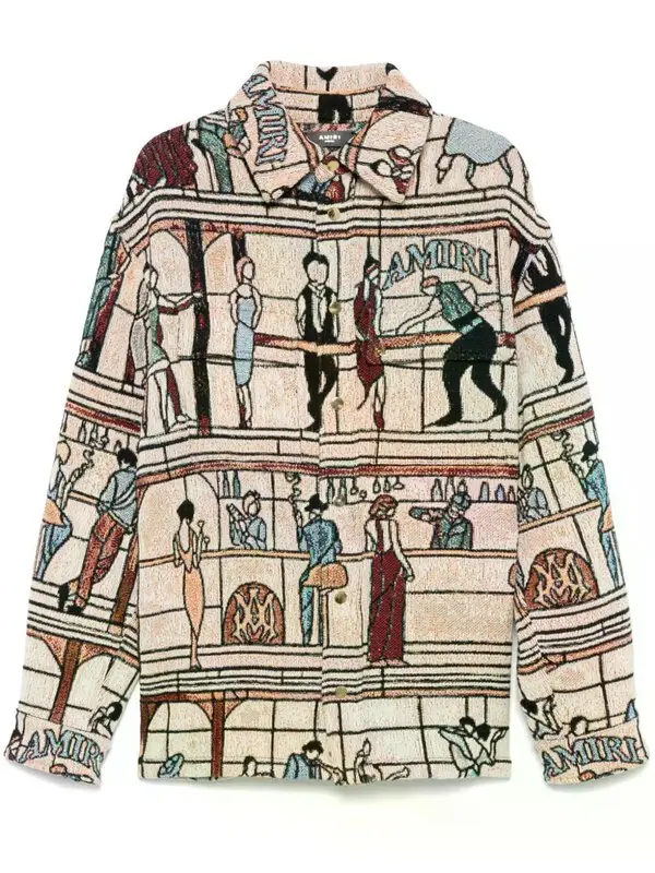 Amiri Tapestry Overshirt - Neutrals