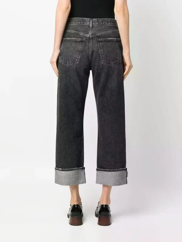 AGOLDE High-rise Cropped Jeans