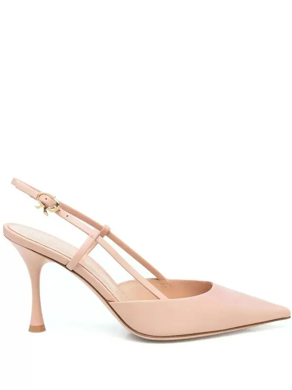 GIANVITO ROSSI Ascent 85mm Slingback Pumps - Neutrals