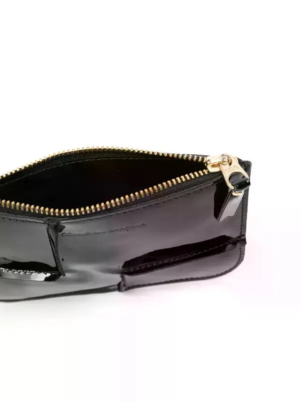 Comme Des Garçons Logo-debossed Leather Wallet
