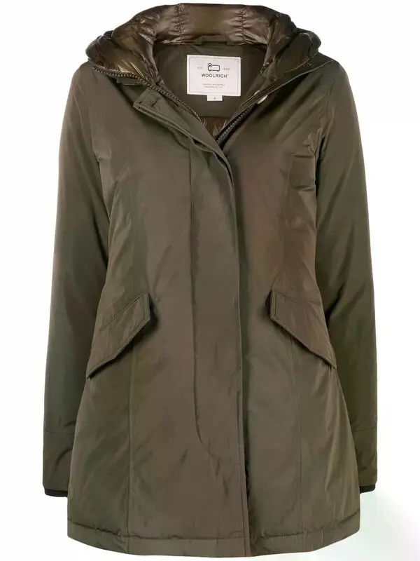 Woolrich Logo-patch Hooded Down Padded Coat