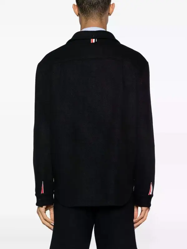 Thom Browne Herringbone Cotton Overshirt