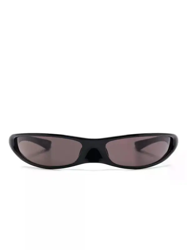 Balenciaga Rectangle-frame Sunglasses - Black