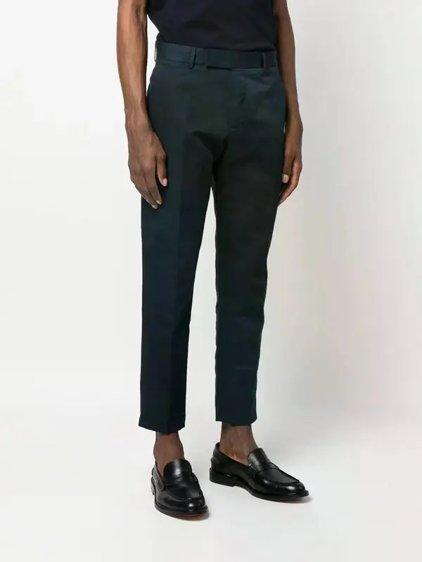 PT TORINO Rebel Cropped Trousers - Blue