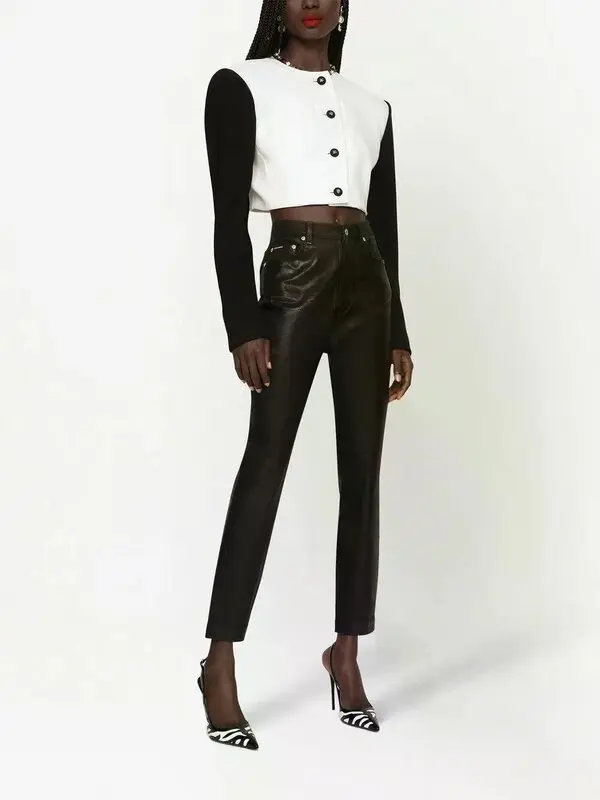 Dolce & Gabbana Grace Coated Skinny Jeans