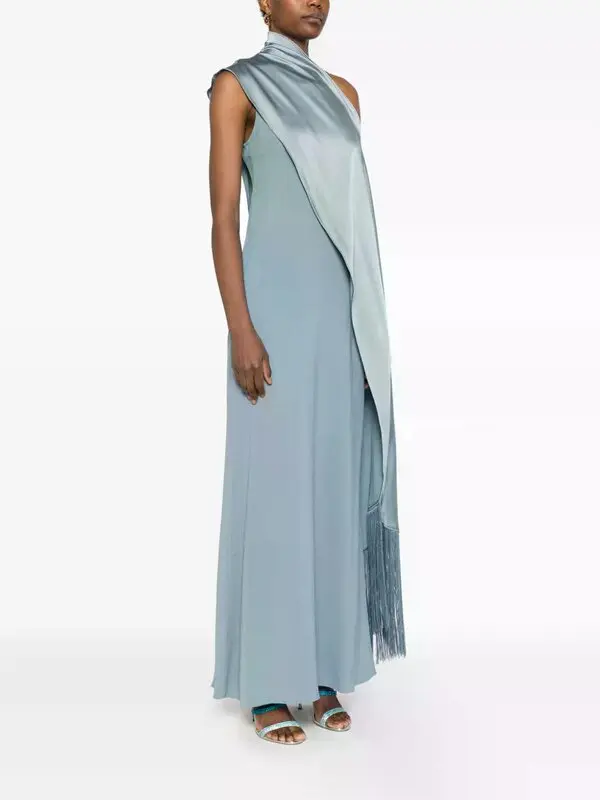 TALLER MARMO Fringed Maxi Dress