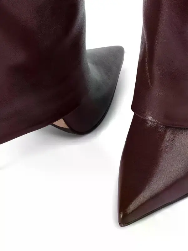 LE SILLA Andy 120mm Layered Leather Boots