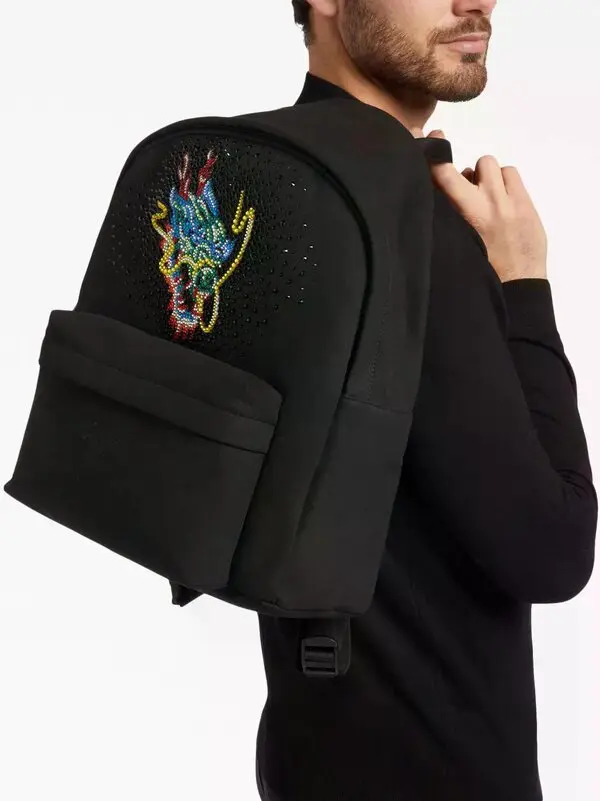 GIUSEPPE ZANOTTI Dragon Crystal Rhinestone Backpack