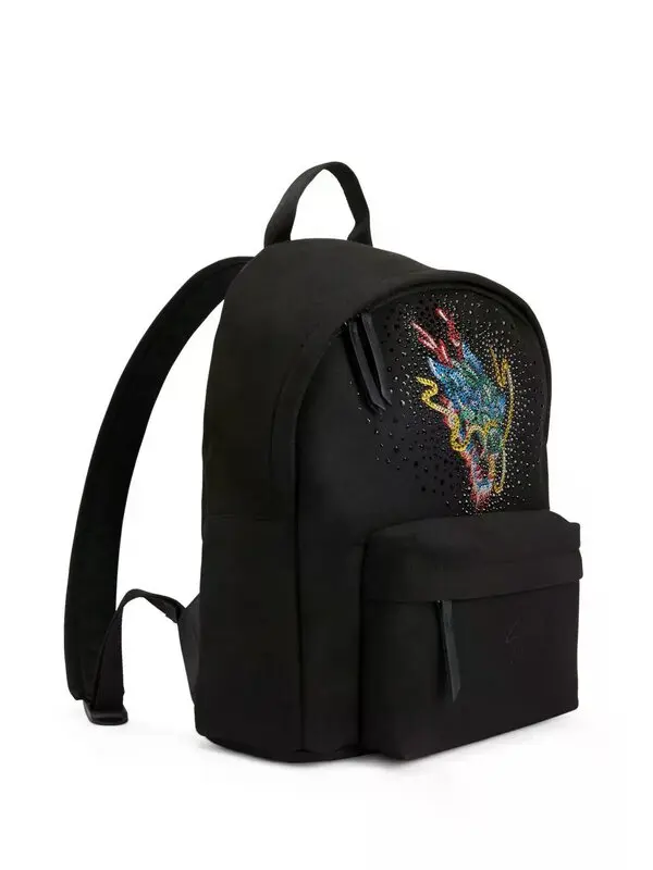 GIUSEPPE ZANOTTI Dragon Crystal Rhinestone Backpack