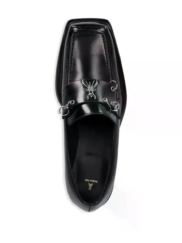 Patrizia Pepe Eyelet Embellished Loafers