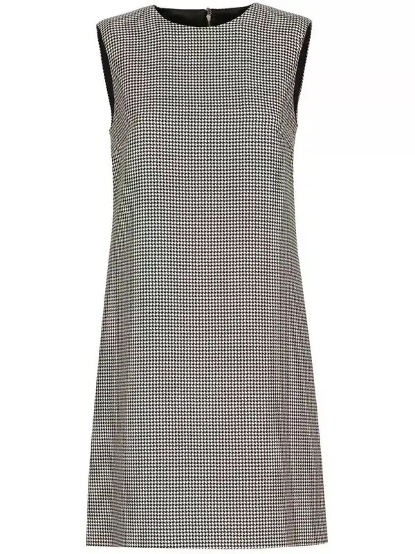 Dolce & Gabbana Houndstooth Virgin Wool Dress