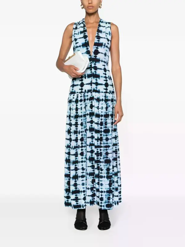 Proenza Schouler Simone Tie-dye Midi Dress
