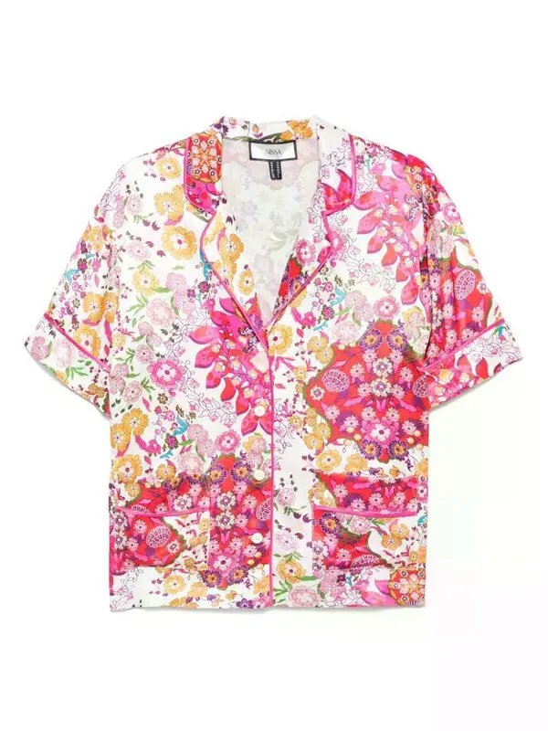 NISSA Printed Shirt - Pink