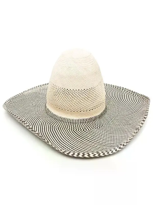 Henrik Vibskov Big Shade Panama Hat - Neutrals
