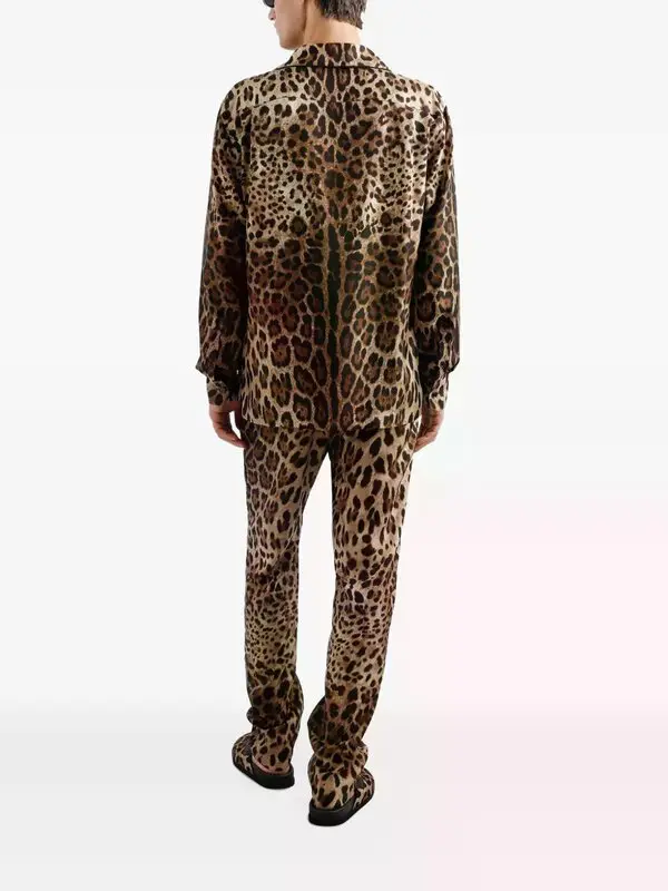 Dolce & Gabbana Leopard-print Lounge Pants