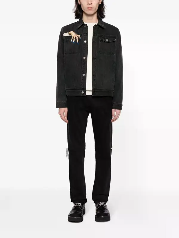 UNDERCOVERISM Patch-detail Wool-blend Jacket - Grey