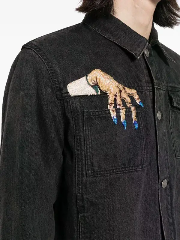 UNDERCOVERISM Patch-detail Wool-blend Jacket - Grey