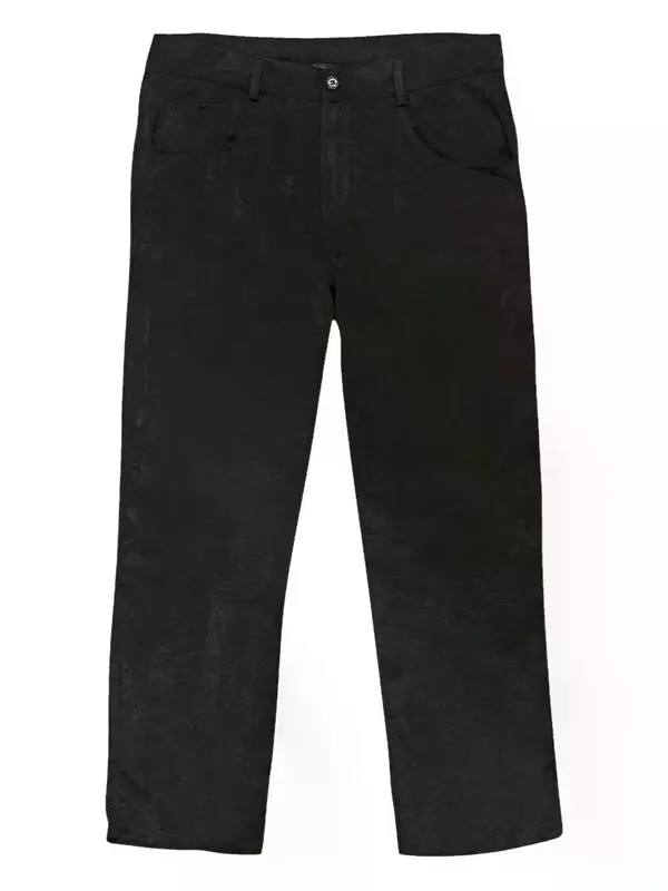 Callipygian Satin Trousers - Black