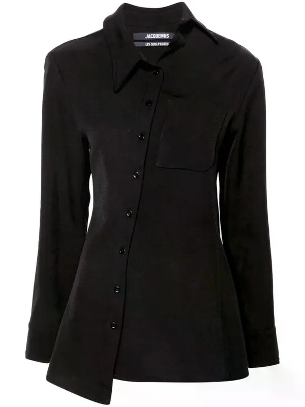 Jacquemus Canvas Asymmetric Shirt