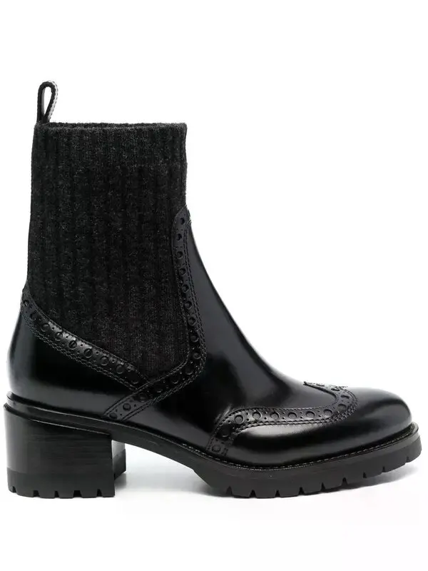 Santoni Sock-style Chelsea Boots