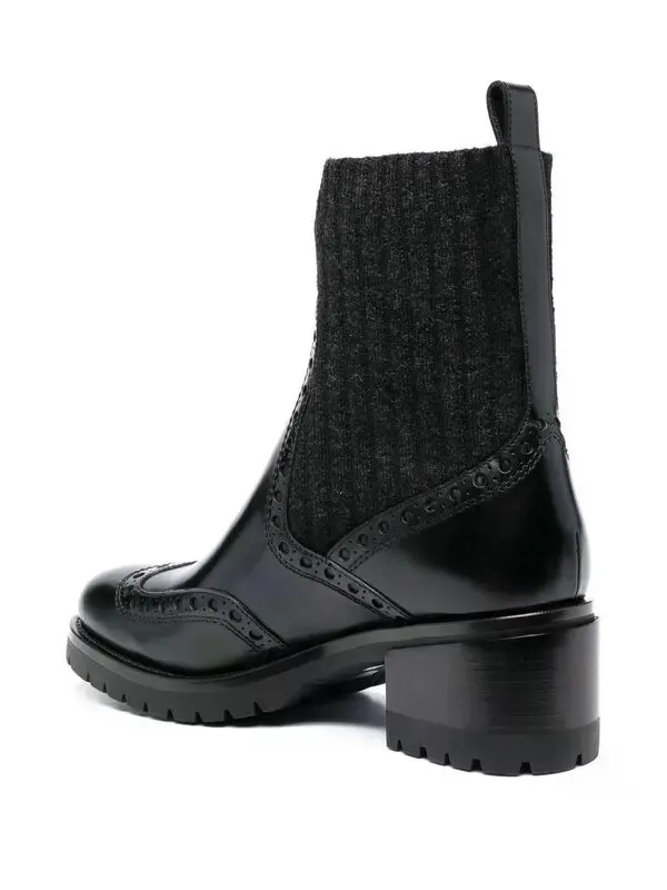Santoni Sock-style Chelsea Boots